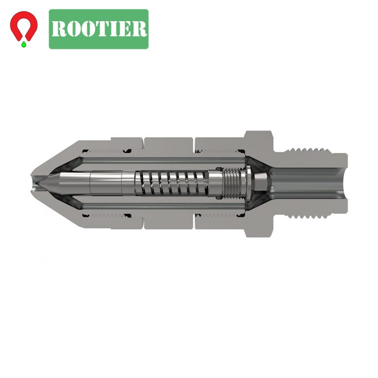 Spring Shut-off Nozzle | Rootier | Plastic Machinery Parts