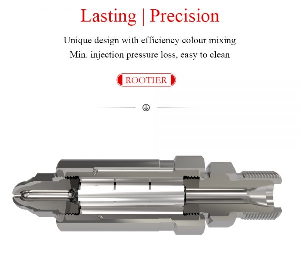 Injection Mixing Nozzle | Rootier | Plastic Machinery Parts